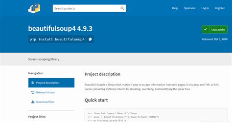 python3解析库beautiful soup的安装教程详解 pip3 安装beautifulsoup csdn博客