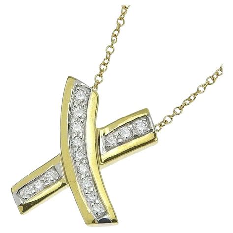 Tiffany And Co Paloma Picasso Groove Pendant Necklace In 18 Karat