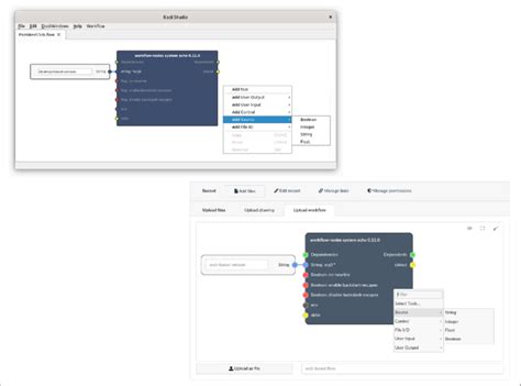 Overview Of The Available Workflow Editors Showing The GUI Of The