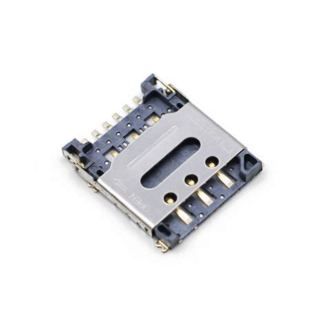 Nano Sim 6pin Socket Flip Open Nano Sim Card Connector Lift The Cover Type Sim Holder Factory