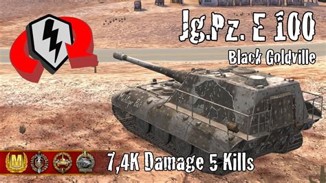 Jagdpanzer E K Damage Kills WoT Blitz Replays YouTube