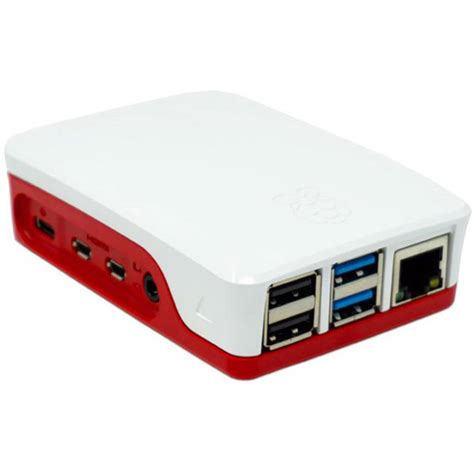 Raspberry Pi® Sbc Gehäuse Geeignet Für Raspberry Pi® 4 B Rotweiß Kaufen
