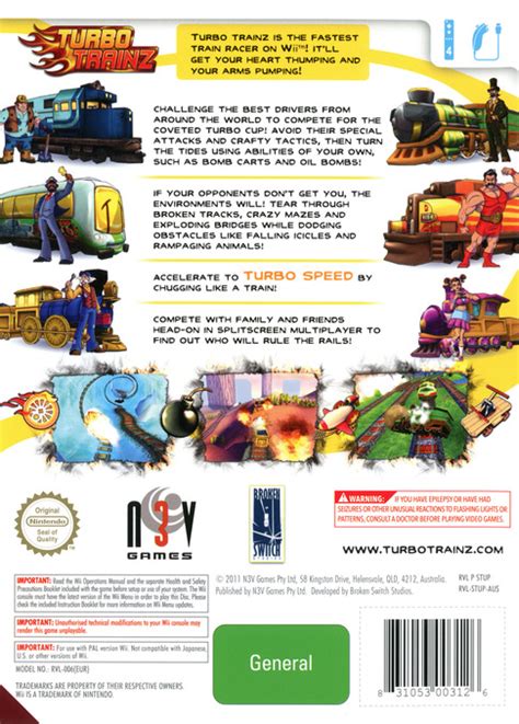 Turbo Trainz Box Shot For Wii Gamefaqs