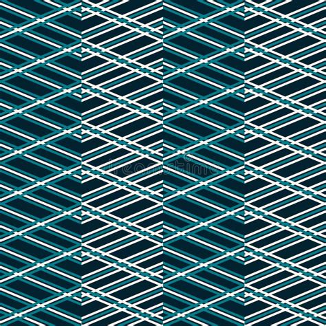 Seamless Geometric Pattern With Multiple Complicated Zigzag Stock
