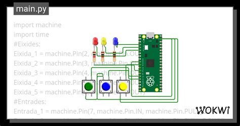 Blink With Micropython Copy Wokwi Esp32 Stm32 Arduino Simulator