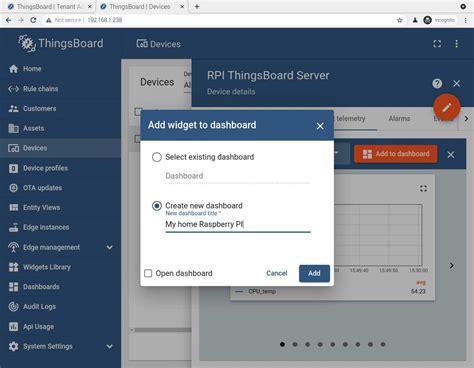 Thingsboard And Raspberry Pi Part Add Device Telemetry By Mttq And