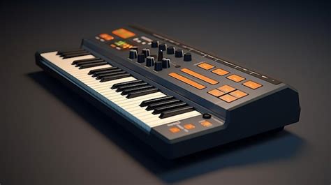 Premium Ai Image Minimalist Portable Mini Synth Bag Design With 3d