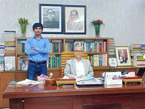 Md Zahid Hossain Khan On Linkedin Interviewing Dr Akteruzzaman Sir