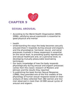 HSCI Quiz Notes Human Sexual Attraction And Human Behaviour Human Sexual Relationships