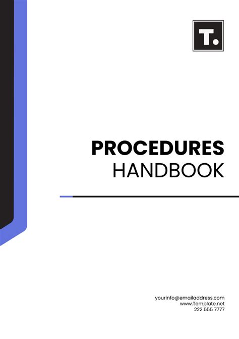 Free Receptionist Handbook Template To Edit Online