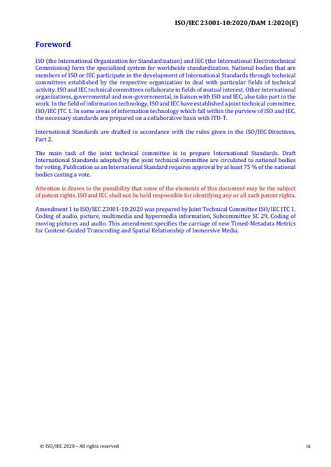 ISO IEC 23001 10 2020 CD Amd 1 Support For Content Guided Transcoding And Spatial Relationship