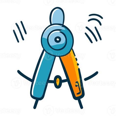 Compass Tool Clip Art Idea Design For School Supplies Clip Arts