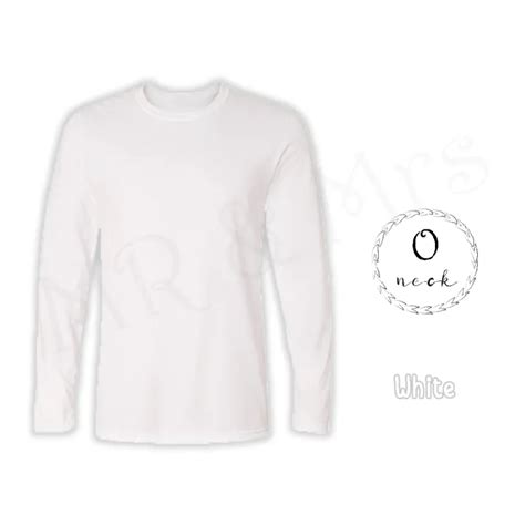 เสื้อยืดสีพื้น เสื้อยืดคอกลมแขนยาว เสื้อแขนยาว เสื้อคอกลม Unisex T