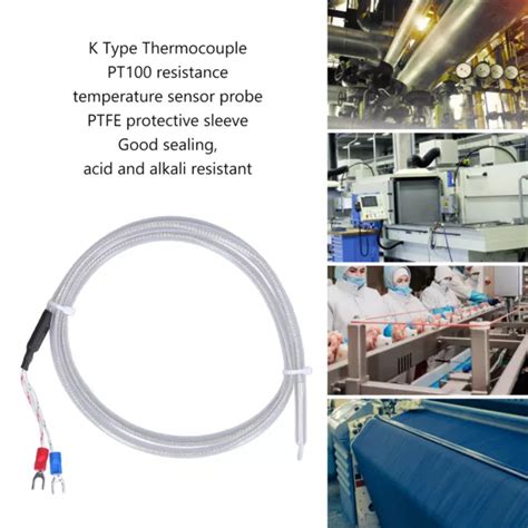 BERM K TYPE Thermocouple PT100 Temperature Transducer Probe 0200 1