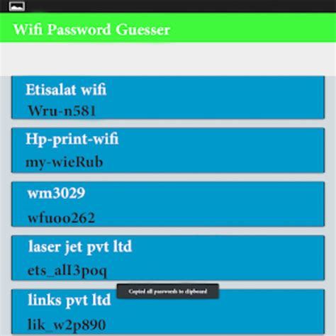 Wifi Password Guesser For Android Download