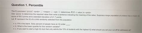 Solved Formulae • If X Is A Normal Random Variable Then The