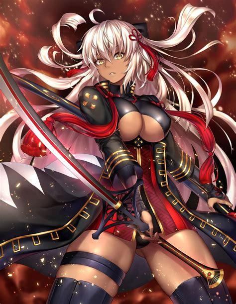 Fate GrandOrder寝て寝てた 魔神セイバーこと 沖田総司 オルタ のエロい画像まとめ 壱っFate Koha Ace