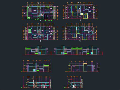 Casa De Dois Andares Em Autocad Baixar Cad Grátis 94784 Kb Bibliocad