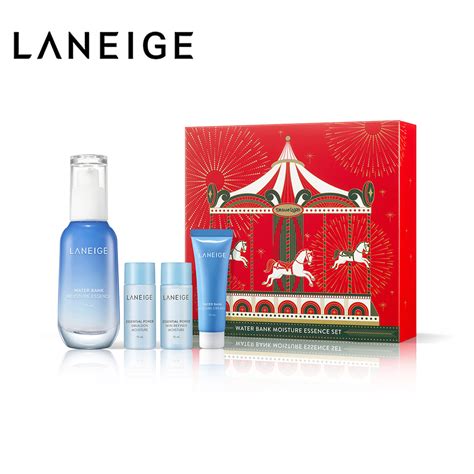 国内直发 Laneige 限量款 兰芝水库精华滋润型 赠水15ml 乳15ml 面霜10ml 别样海外购
