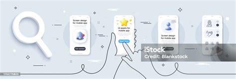 Face Detect Apartment Insurance And Weather Thermometer Line Icons Pack For Web App Phone Screen