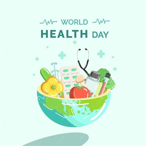 Premium Vector World Health Day Illustration Banner