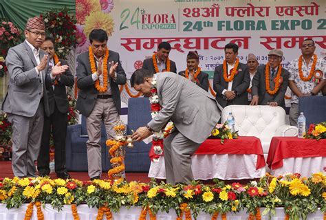 भृकुटीमण्डपमा फूलको प्रदर्शनी सुरु Rato Surya