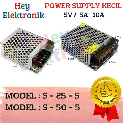 Jual Power Supply Psu 5v Witching Body Kecil Adaptor 5v 5a 10a Shopee