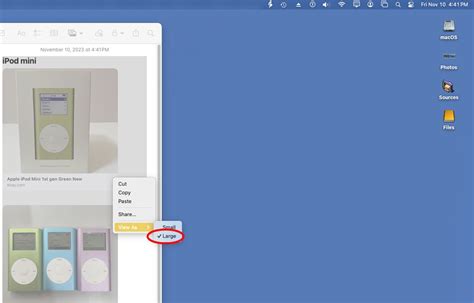 How To See Apple Notes Attachments In Small View In MacOS