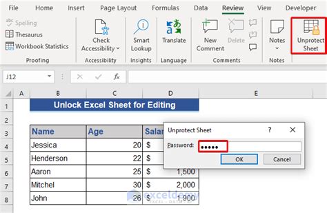 How To Unlock Excel Sheet For Editing With Quick Steps Exceldemy