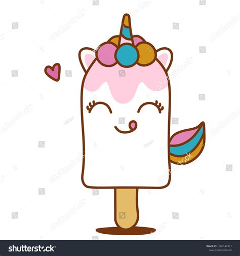 Detail Menggambar Ice Cream Unicorn Koleksi Nomer 47