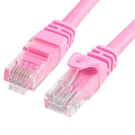 Cmple CAT 6 500MHz UTP ETHERNET LAN NETWORK CABLE W 100 FT Pink Walmart Com Walmart Com