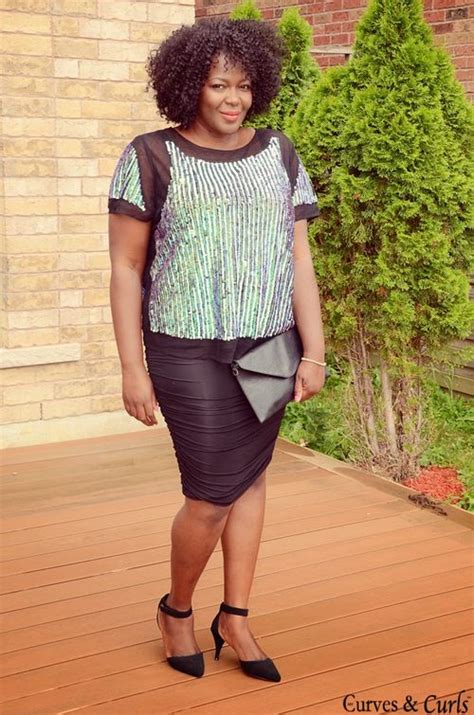 My Curves And Curls™ A Canadian Plus Size Fashion Blog Sequins Sequin