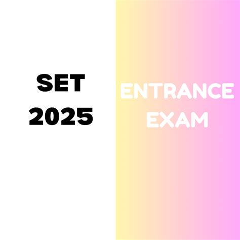 SET 2025 Symbiosis Examination Application Form Eligibility Criteria