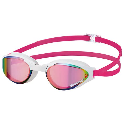 SWANS ASCENDER SR-81PAF Smoke Lens x Flash Blue Mirror SWIM GOGGLE