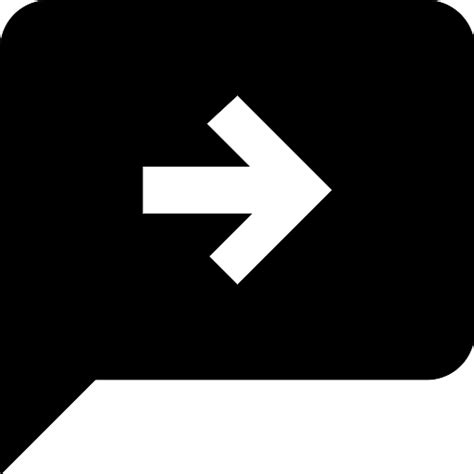 Message Arrow Right Icon Svg Png Free Download