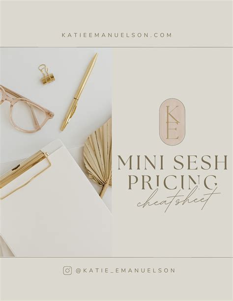Mini Session Pricing Cheatsheet — Katie Emanuelson Photography