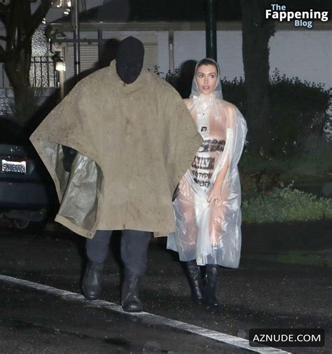 Bianca Censori Stuns In Nude Revealing Outfit At North Hollywood Party