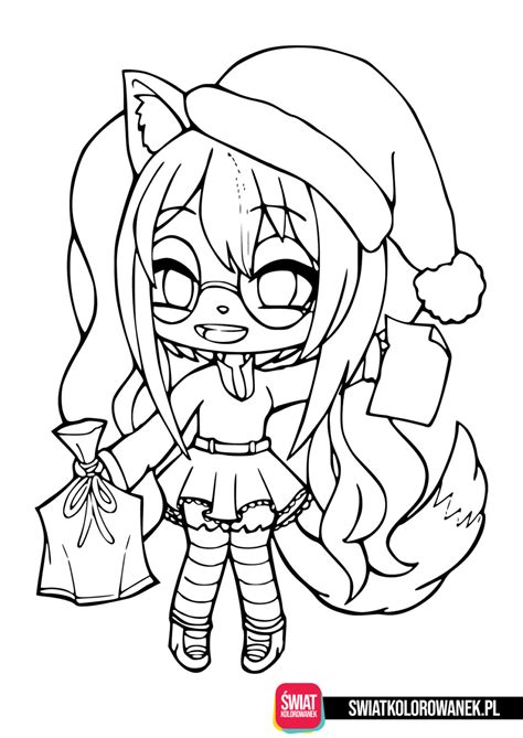 Foxy Girl Gacha Life Kolorowanka Darmowe Kolorowanki Do Druku