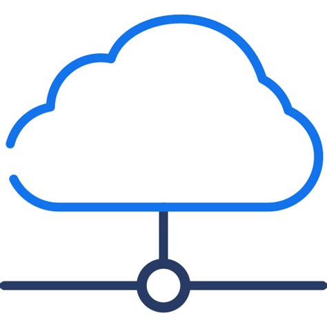 Cloud Computing Generic Color Outline Icon