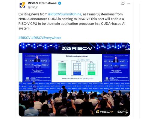 Nvidia Bringing Cuda To Risc V Phoronix