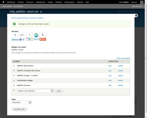 Widgets Drupal Org