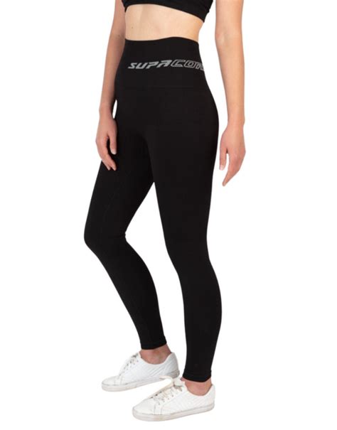 Compression Tights After C Section High Waisted Black Recovery
