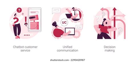 Unified Communication Abstract Concept Vector Illustration Stock Vector Royalty Free