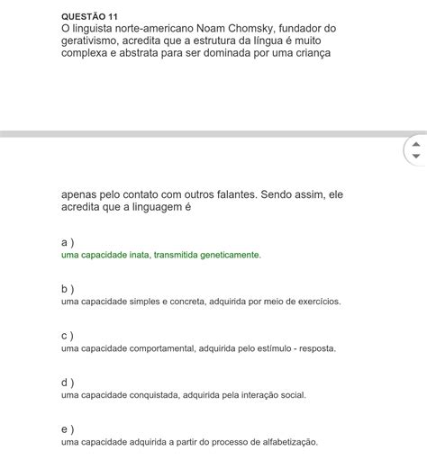 prova Metodologia do Ensino da Língua Portuguesa