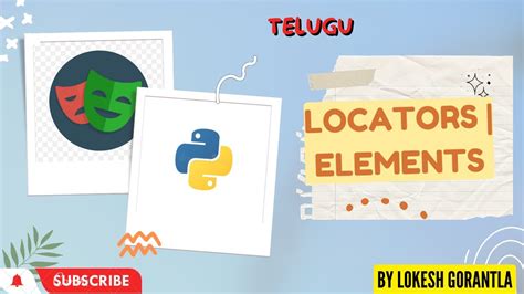 Python Playwright Part Element And Elements In Playwright Locators Telugu Youtube