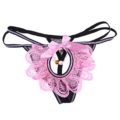 Buy Chinatera Hot Sexy Women Lace Hollowed Out Open Crotch Thong