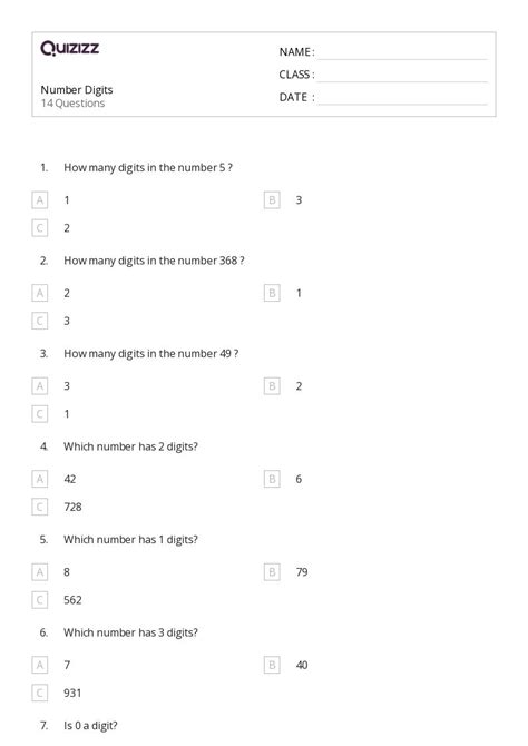 50 Multi Digit Multiplication Worksheets For 1st Year On Quizizz