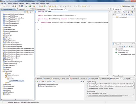 How To Deploy Html5 Applications To 73 Portal Sap Community