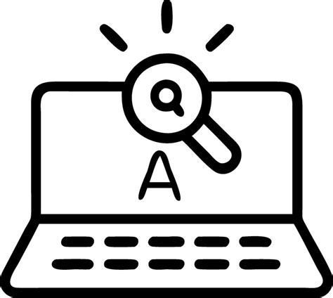 Macro Image Of A Laptop Keyboard With Ai Assistant Icon 55458359 Vector