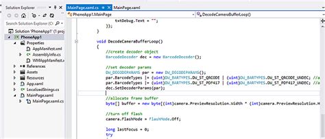 Windows Phone Barcode Reader SDK Windows Phone Barcode Reader SDK